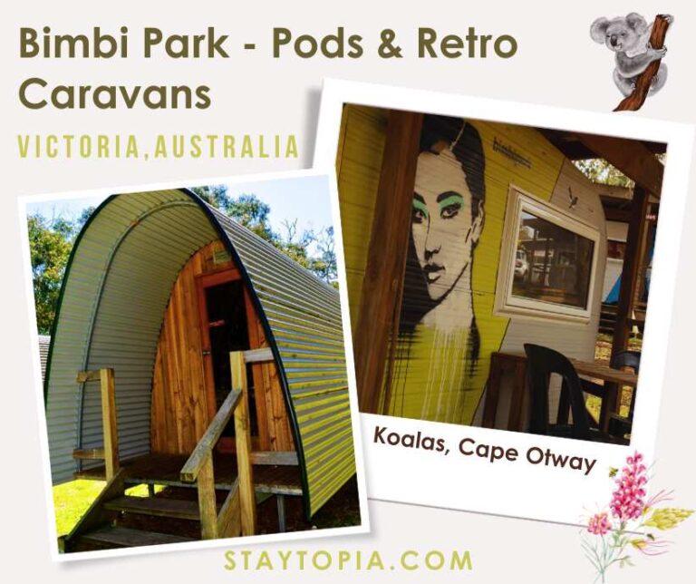 Bimbi Park Apollo Bay - Pods, Retro Caravans and Koalas - Staytopia